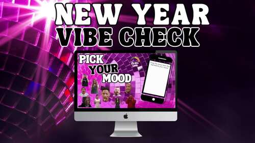 New Year 2026 SEL Vibe Check Activity January Back to School After ...