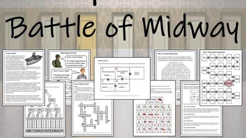 The Battle of Midway Escape Room Activity by Creative Primary Literacy