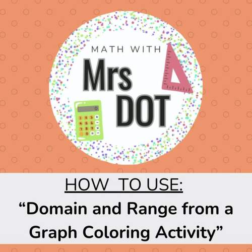 THANKSGIVING Version | Domain and Range (from a Graph) Coloring Activity