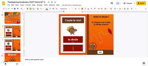 Action de Grace French Thanksgiving Vocabulary Activities | Scavenger ...
