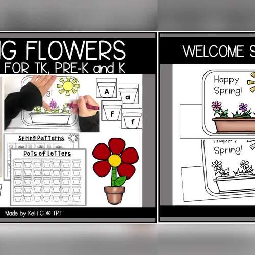 Crown Template For Spring Flowers Craft and Activities by Kelli C