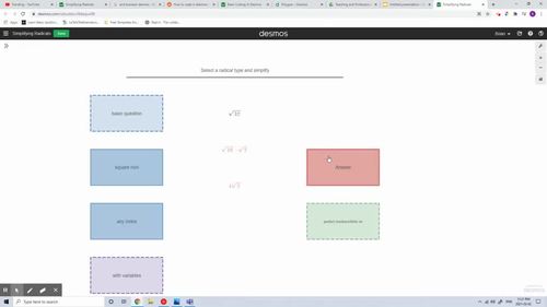 Simplifying Radicals Activity (Math 20-1, NRF, Math 10C, PreCalculus 11)