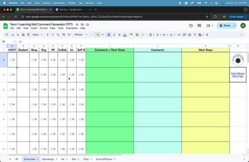 Fastest Report Card Learning Skills Comment Generator&Writer (ONTARIO ...