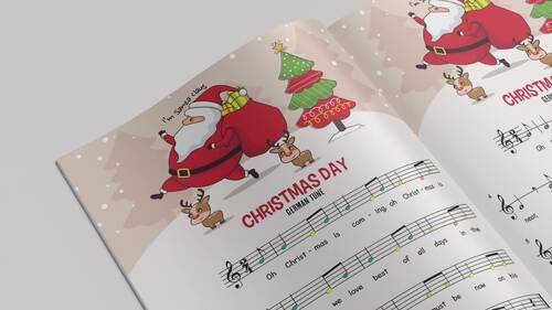 Christmas Day - German Song | Recorder & Boomwhackers Sheet Music by ...