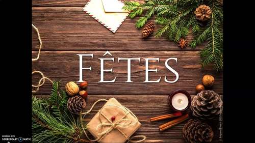 Fêtes / French Holidays by Inspired French | Teachers Pay Teachers