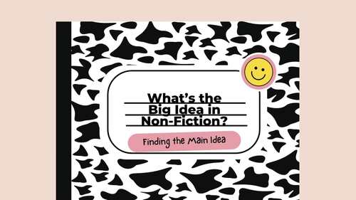 Main Idea in Non-Fiction | 5th Reading Comprehension Lesson & Worksheet