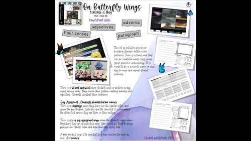 Sentence Writing Grade 1 Weeks 31 to 40 by On Butterfly Wings | TPT