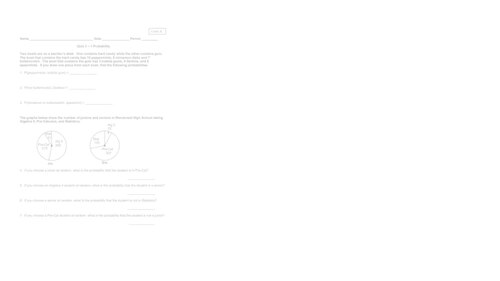 Probability & Stats Unit - 2 Reviews, 5 Tests, 1 Quiz by Marisa May ...