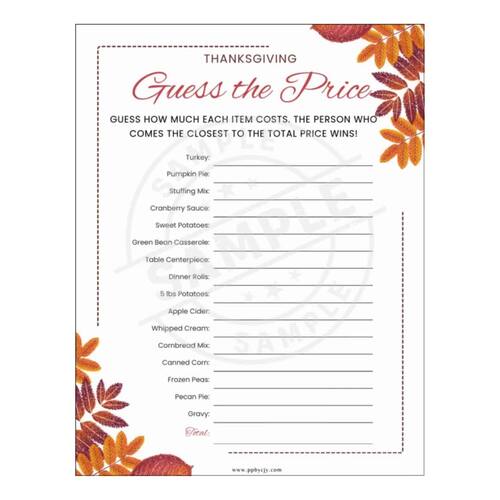 Thanksgiving Games Bundle PDF | 15 Pages of Puzzles, Activities & Answers