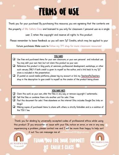 Teacher Contact Cards- Parent/ Family Communication Cards- Pastel Florals