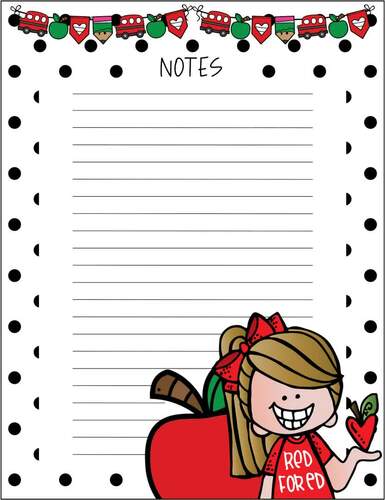 Teacher Stationary Bundle | Back to School by Dannies EduHouse | TPT