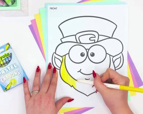 St. Patrick's Day Writing Craft | Leprechaun Writing Craft Activity | March