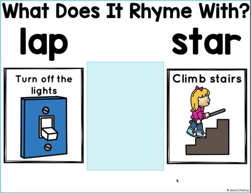 Rhyming Movement Games | Digital Games by Mrs Word Nerd | TpT