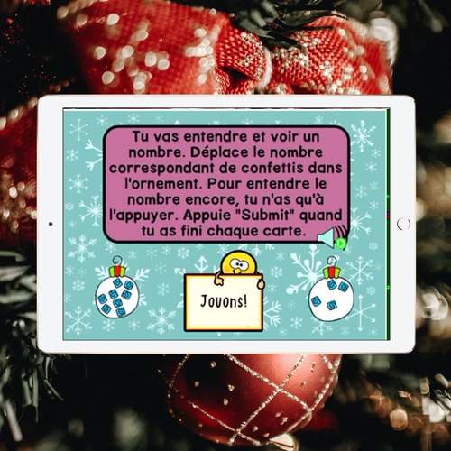Compte jusqu'à 10 | L'ornement | Cartes Boom avec audio | TPT