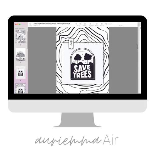 Arbor Day Mandala Coloring | Happy Arbor Day Coloring Worksheets by ...