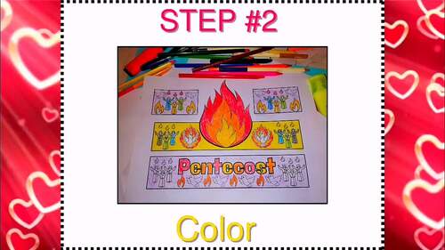 Pentecost Craft Tongue of Fire Hat Paper Craft Crown Headband Printable ...