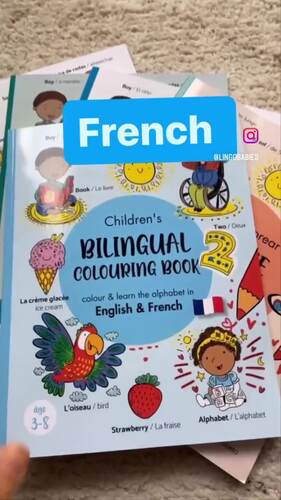 First Words in German,Children's Bilingual Colouring German, ABC printables