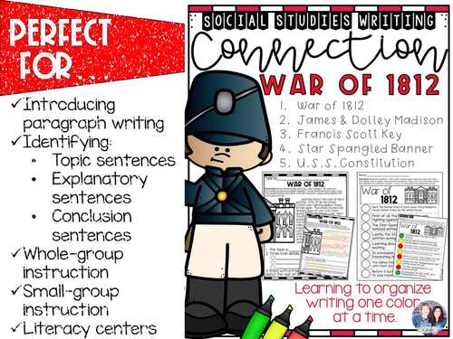 War of 1812 | Social Studies-Writing Connection | CKLA by Stylish In ...