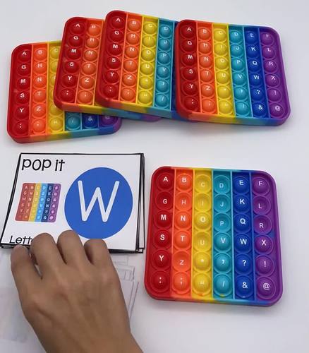 Pop It Letter and Name Activity by Mrs Males Masterpieces | TPT