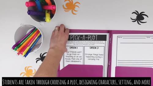 October Writing Project | Create a Spooky Story | TPT