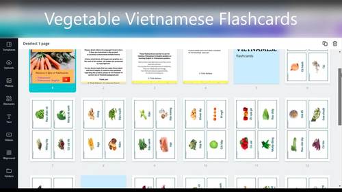 Vietnamese VEGETABLES FLASHCARDS | vegetables Vietnamese English vocabulary