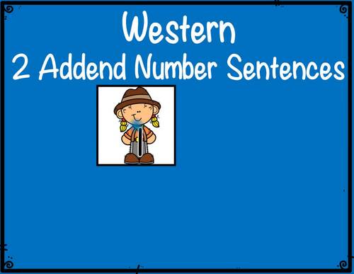Western Themed 2 Addend Addition & Subtraction With Ten Frames | TPT