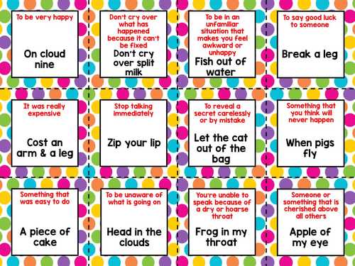 Digital Idioms Bingo | Google Classroom & Printable by Joyful 4th