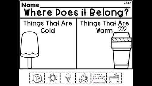 Ice Cream Themed NO PREP Kindergarten Lang. Arts Pack - CCSS Aligned!