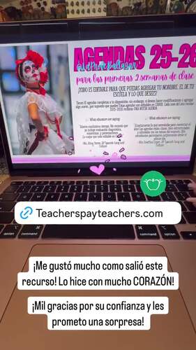 EDITABLE Canva Link – AP Spanish Language and Culture Agendas!! | TPT