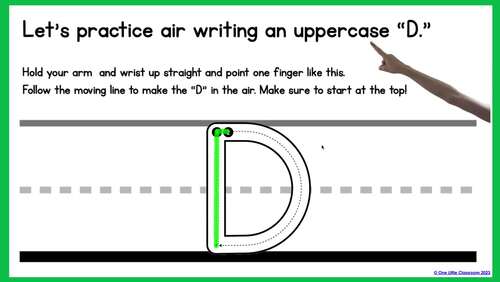 Letter D Sound Vocabulary Slides Lesson by One Little Classroom | TPT