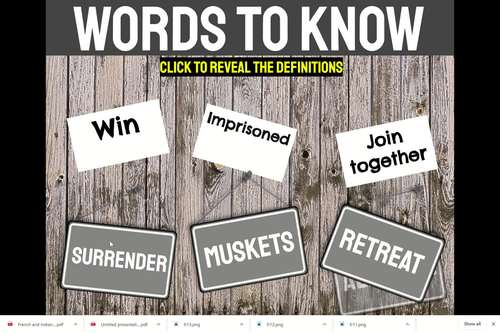 French and Indian War Interactive Google Slides™ Presentation Distance ...