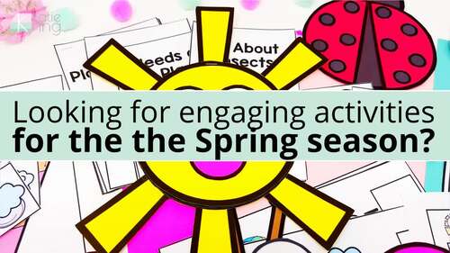 Spring Centers and Activities - Insects, Weather, Living & Nonliving Things