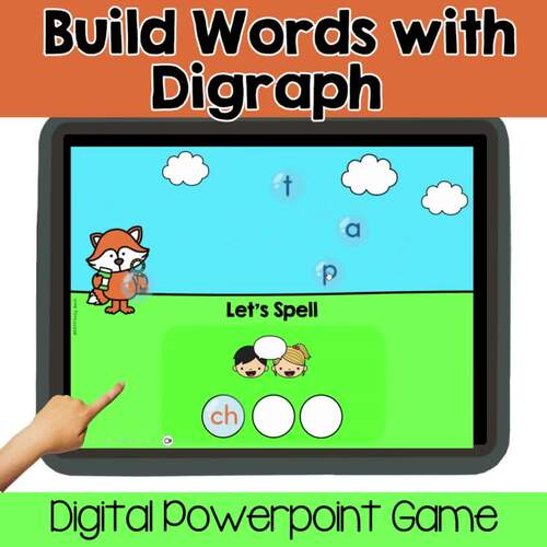 Consonant Digraphs Interactive Digital Game | Building Words with ...
