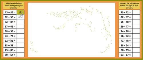 Mystery Digital Pixel Art NO PREP - Ducklings 2-digit Addition and ...