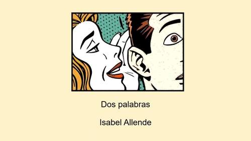 Dos palabras de Isabel Allende con preguntas by MrSpanish | TPT