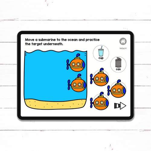Speech Therapy Submarine Speech - Articulation and Language Boom Cards