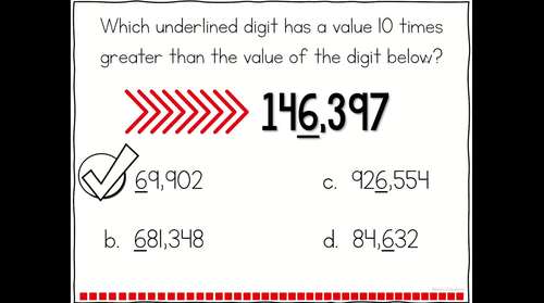 4th Grade Math Place Value Lesson - Compare Whole Numbers PowerPoint ...