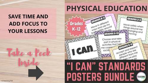K - Grade 12 Physical Education I Can Statement 2024 SHAPE Standards ...