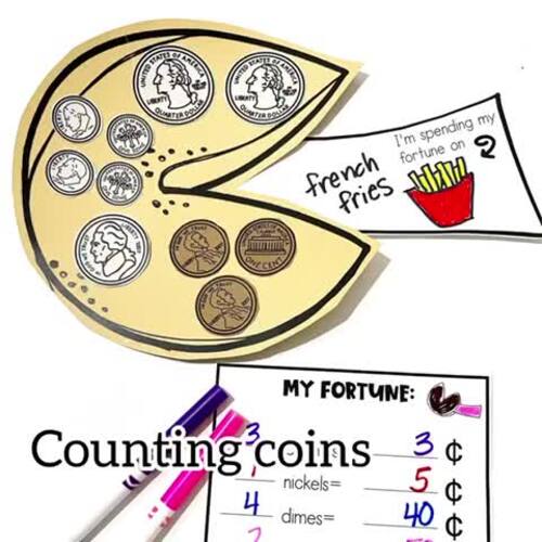 Math Crafts Bundle Activities FOREVER GROWING BUNDLE 1st 2nd 3rd Grade