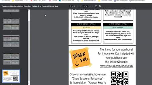 Human Population, Riddle Cards, NGSS-Aligned High School Biology, Pre-AP