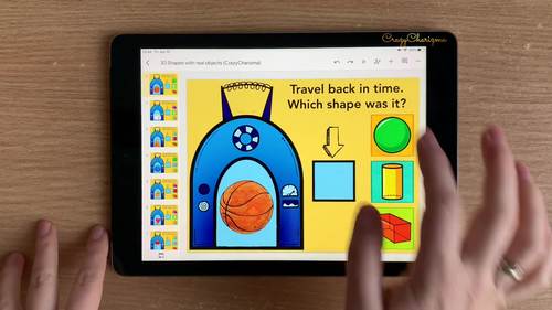3D Shapes Sort for Google Classroom by CrazyCharizma | TPT