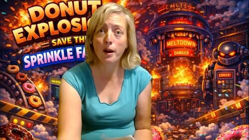 Donut Explosion! Self-Paced Escape Room with Riddles, Logic & Codes