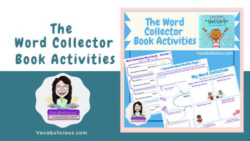 The Word Collector Book Activities by Vocabulicious | TPT