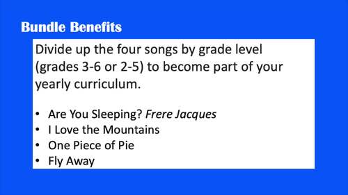 Rounds and Canons With Orff Arrangements BUNDLE for Grades 2-6 | TPT