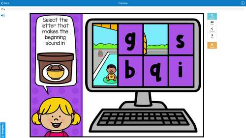 Beginning Sounds Review Boom Cards™ Bundle by Teaching With Love and ...