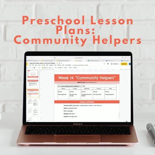 Preschool Lesson Plans Community Helpers (Bundle) by Teach for Mastery