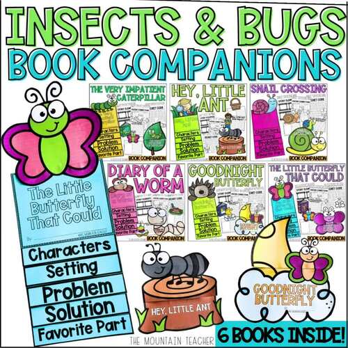 Bug & Insects Read Aloud Comprehension BUNDLE | Book Companions ...
