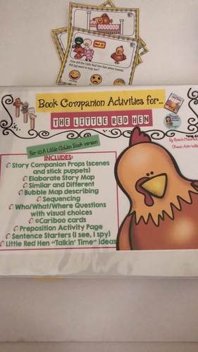 The Little Red Hen Little Golden Book version BOOK COMPANION | TPT