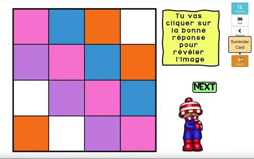 French Winter Activities AVOIR present tense | Image Reveal BOOM CARDS