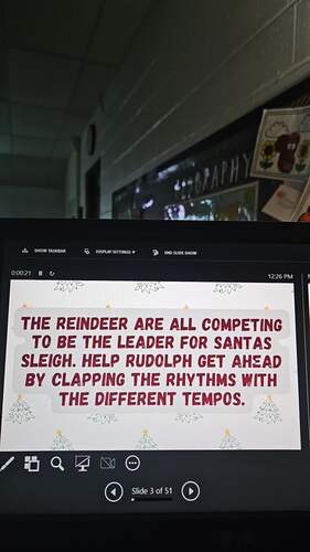 Tempo Interactive Game "Rudolph Run" No Prep! Elementary Music Activity ...